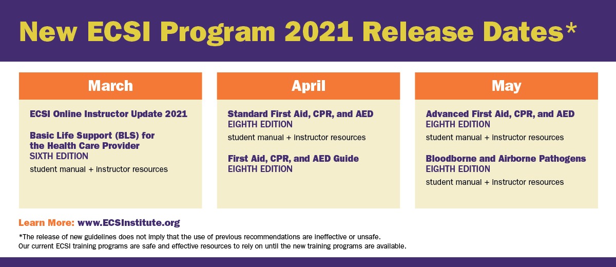 2021 ECSI Program Schedule