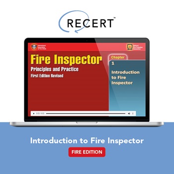 Fire Inspector & Fire Marshal Education Materials